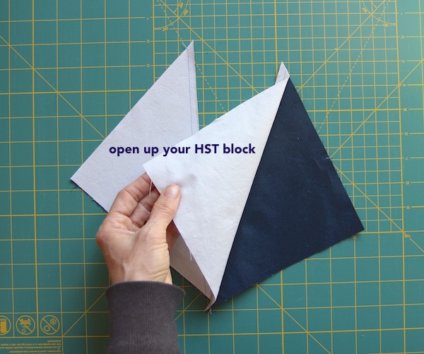 Half Square Triangle Tutorial – Method I (Traditional) | Beech Tree ...