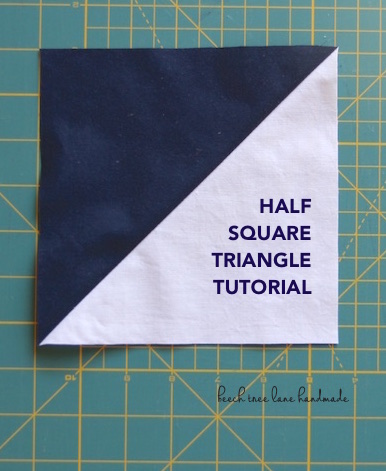 Half Square Triangle Tutorial – Method I (Traditional) | Beech Tree ...
