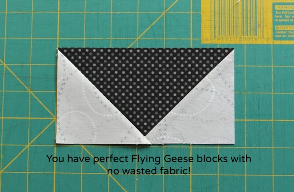 Four-at-a-Time No Waste Flying Geese Blocks | Beech Tree Lane Handmade