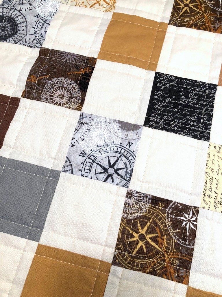 Compass 16-Patch Quilt | Beech Tree Lane Handmade